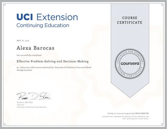 Project Management certificate | PPT