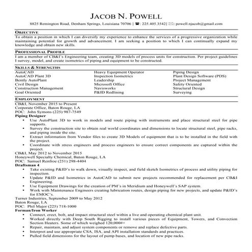 Jacob Powell Resume | PDF