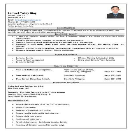 Resume (business writing) | DOCX