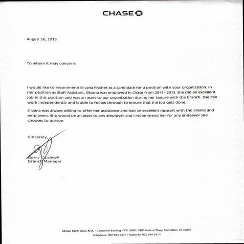 ReferenceLetter-Chase | PDF