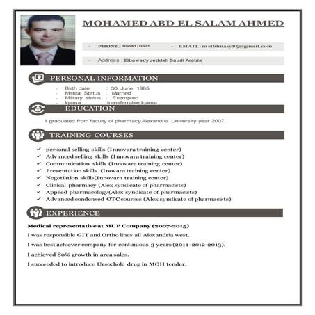 Mohamed Abdelsalam C.V. | DOCX
