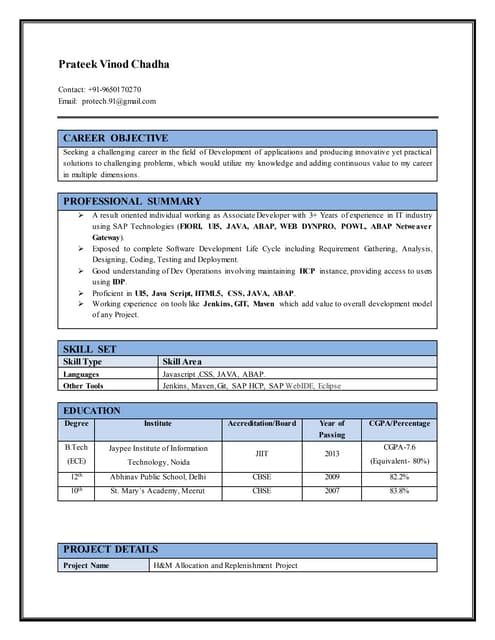 Rahul resume | DOCX