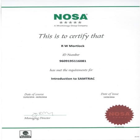 Nosa intro | PDF