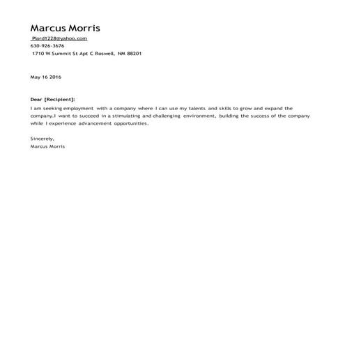 Morris Resume | PDF