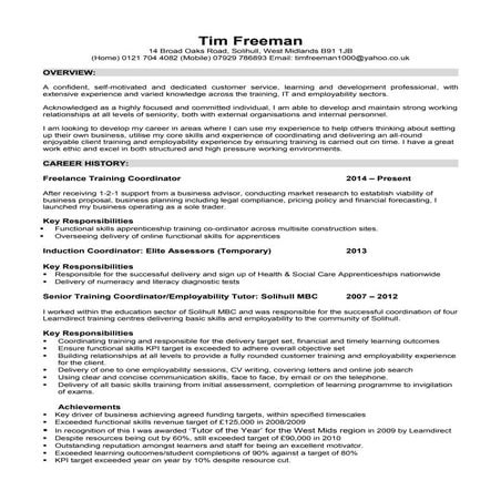 Daniel Robinson CV | DOCX