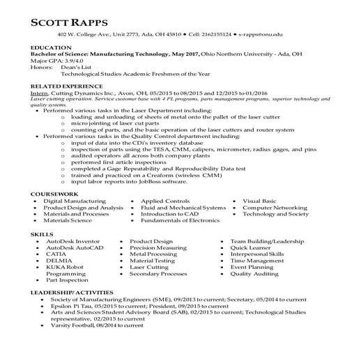 Noelani Karlson - Resume 2015 | DOCX