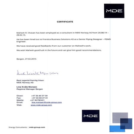 Experience Certificates | PDF