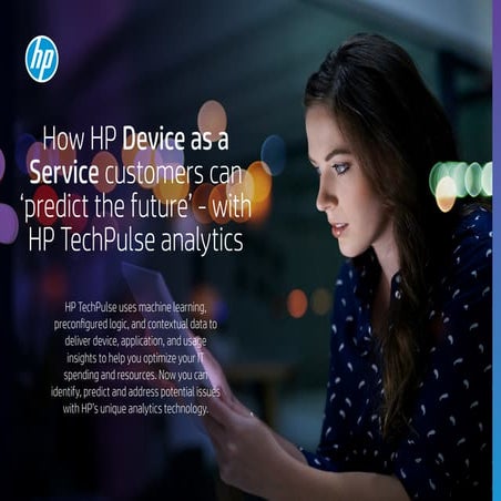 HP Tech Pulse overview (DaaS) | PDF