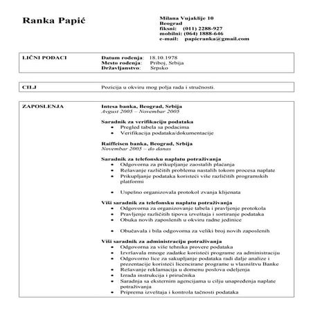 CV_Ranka_Papic__srp | DOC