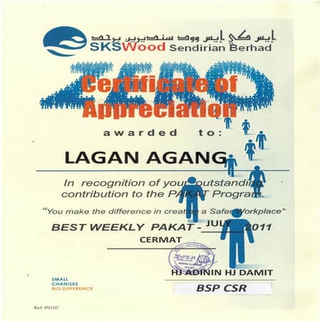 Pakat Appreciation | PDF