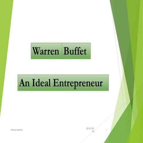 Warren buffett | PPTX