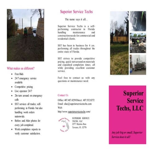 SST Brochure | DOCX