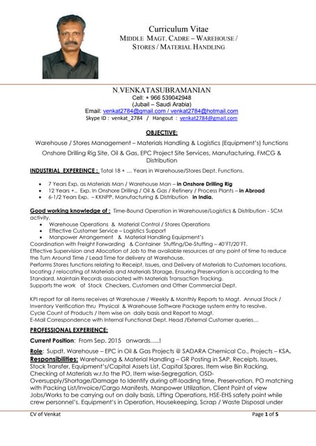 CV - Sudheesh - Senior Document Controller | DOC