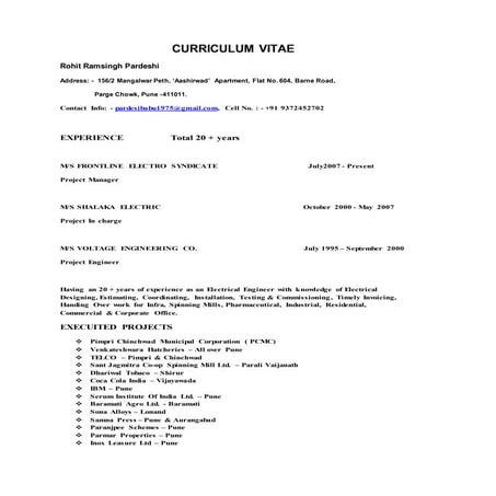 Ravinder Resume - | DOC