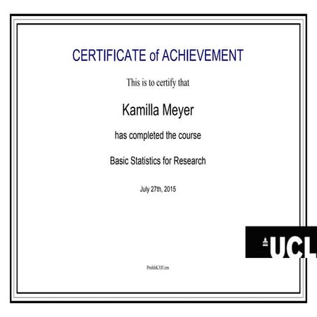 Basic Statistics_Basic Statistics Certification | PDF