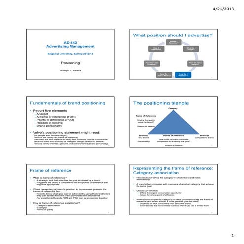 Advertising Positioning | PDF