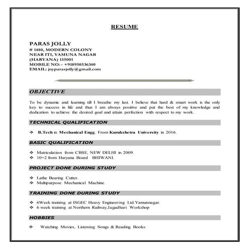 PARAS resume .1 | DOCX