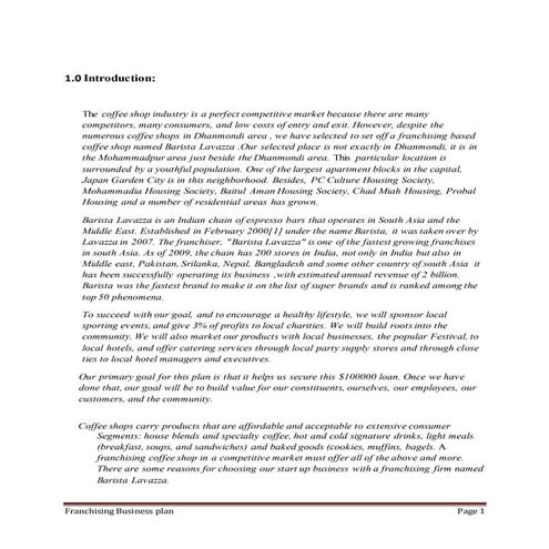 term paper on The coffee shop (Autosaved) | DOCX