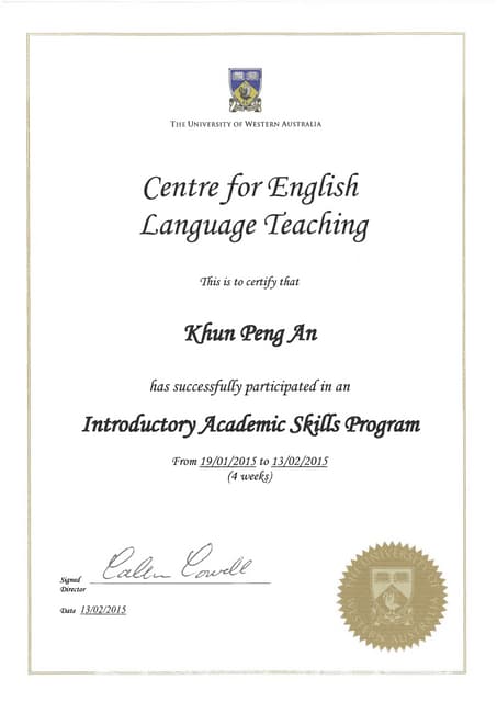 Basic P.L.C Certificate | PDF