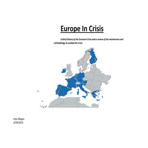 Europe In Crisis | PPT