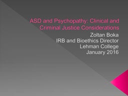 An Overview of the Psychopathy Checklist-Revised (PCL-R) | PPT