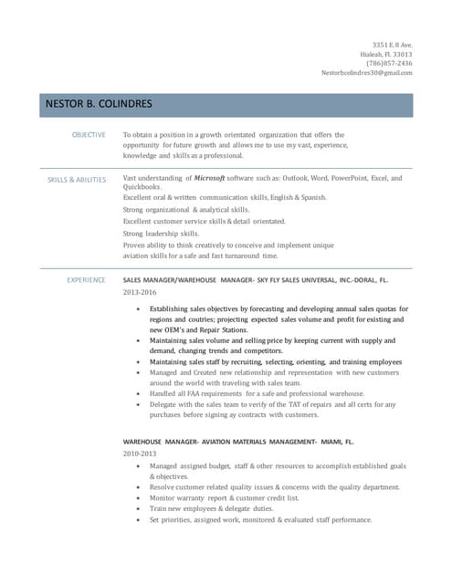 General Motors Resume(2) | PDF