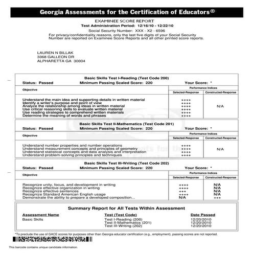 OAE results | PDF
