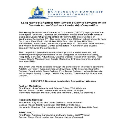 ypcc press release | DOC