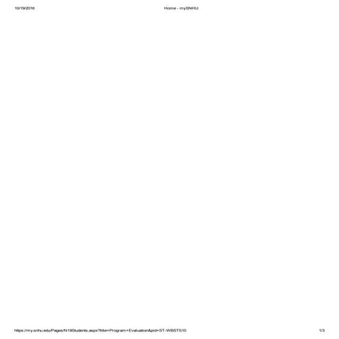 SNHU Unofficial Transcript MA | PDF