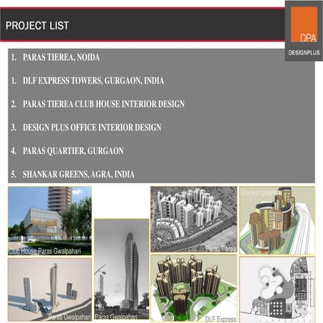 WORK PORTFOLIO-3 (DESIGN PLUS ARCHITECTS) | PDF