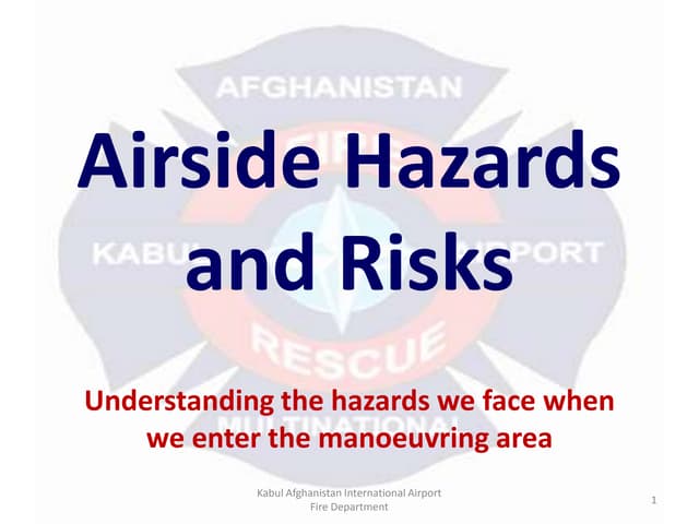 Aircraft chock cones placement | PPTX