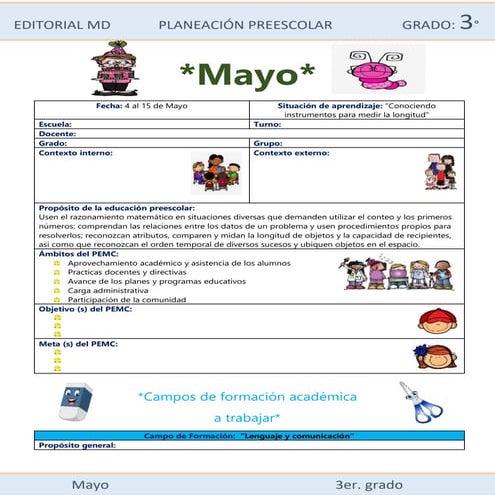 planeacion preescolar Mayo | DOCX