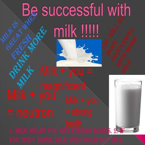 4a milk posters | PPTX
