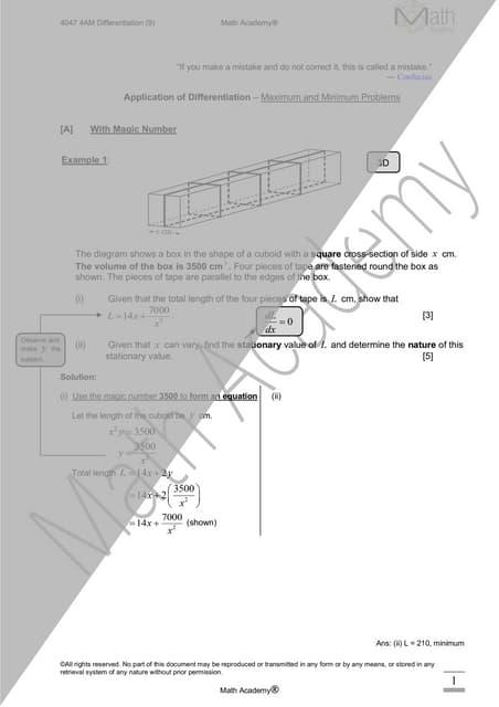 Sec 2 Maths Notes Change Subject | PDF