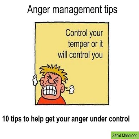 10 anger management tips | PPT