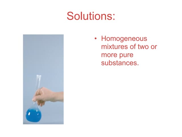 9 Aqueous Solutions | PPT