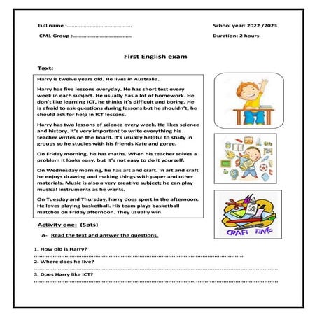 4AP 1st English Exam.docx