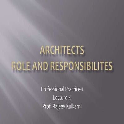 4 architect role_responsibilites | PPTX