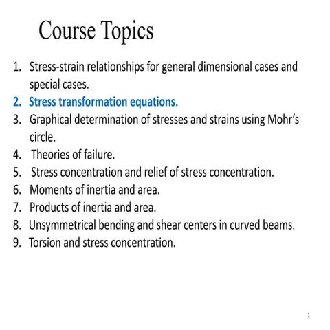 4b. Stress Transformation Equations & Mohr Circle-1.pptx