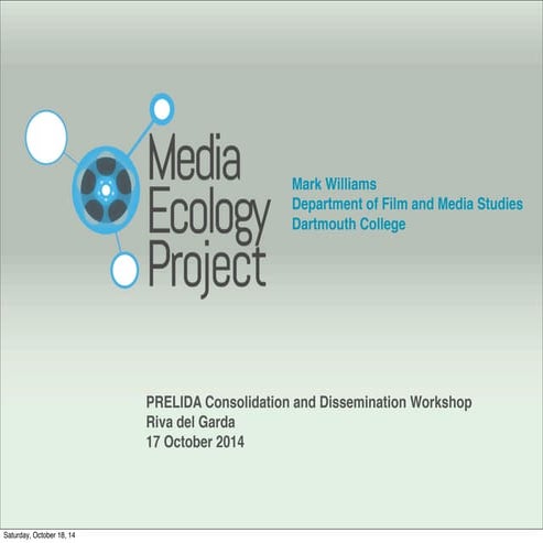 Media Ecology Project | PPT
