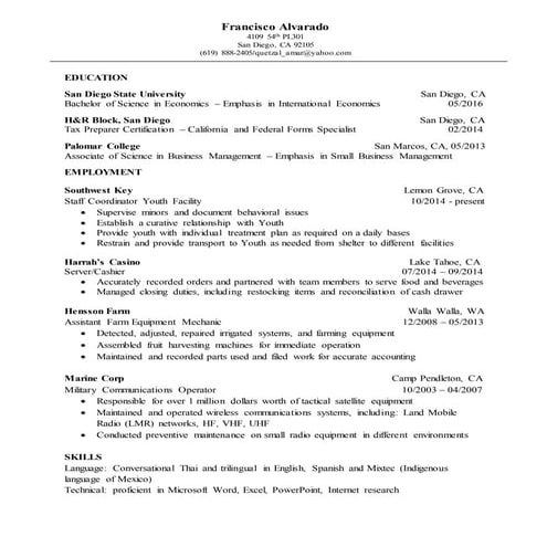 Resume 2015 (2) (Repaired) | DOCX