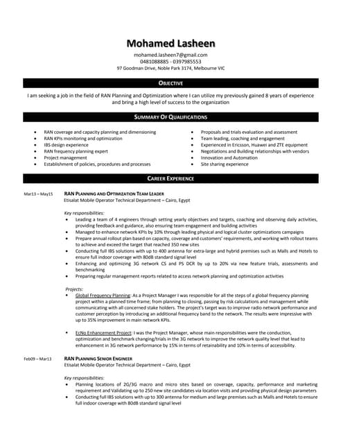 Resume 12yrs Exp | PDF