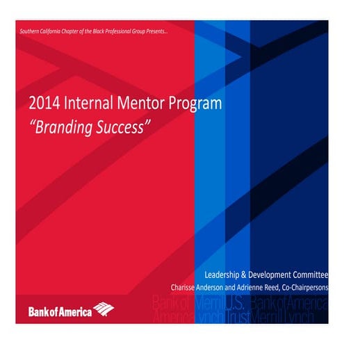 2014 BofA Mentor Prgm | PDF