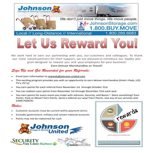 Rewards One Page Flyer to PROMOTE! | PDF