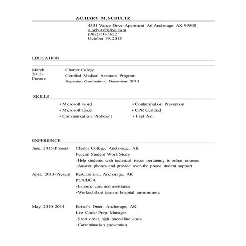 Zachary Schultz_Resume | DOCX