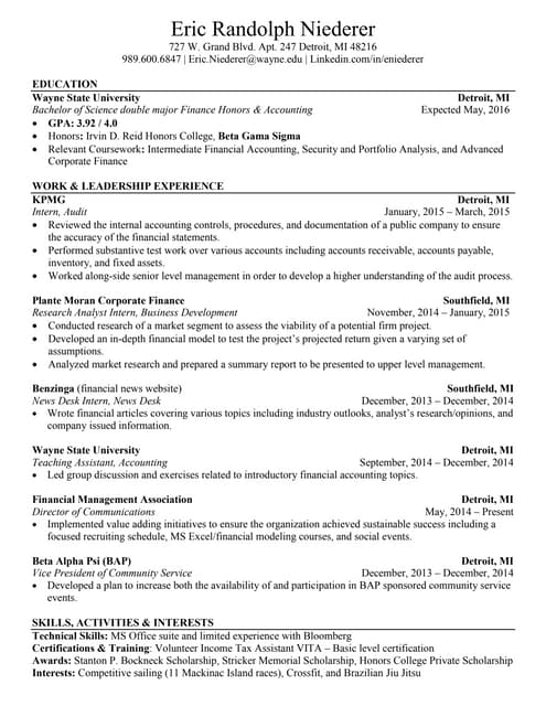 Austin Lindquist Resume - 2016 | PDF