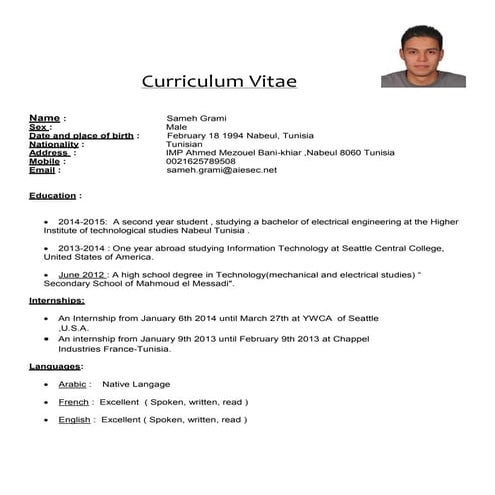 Sameh_Grami_CV_2014 | PDF