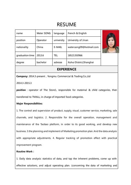 Resume | PDF