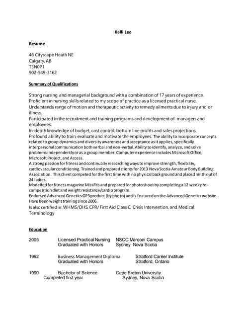 Resume - Hammond, Gregory D | DOC