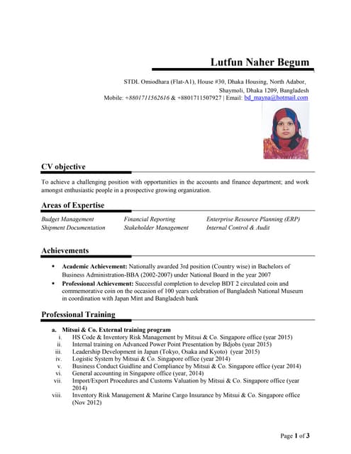 Resume of nehal hasan | PDF